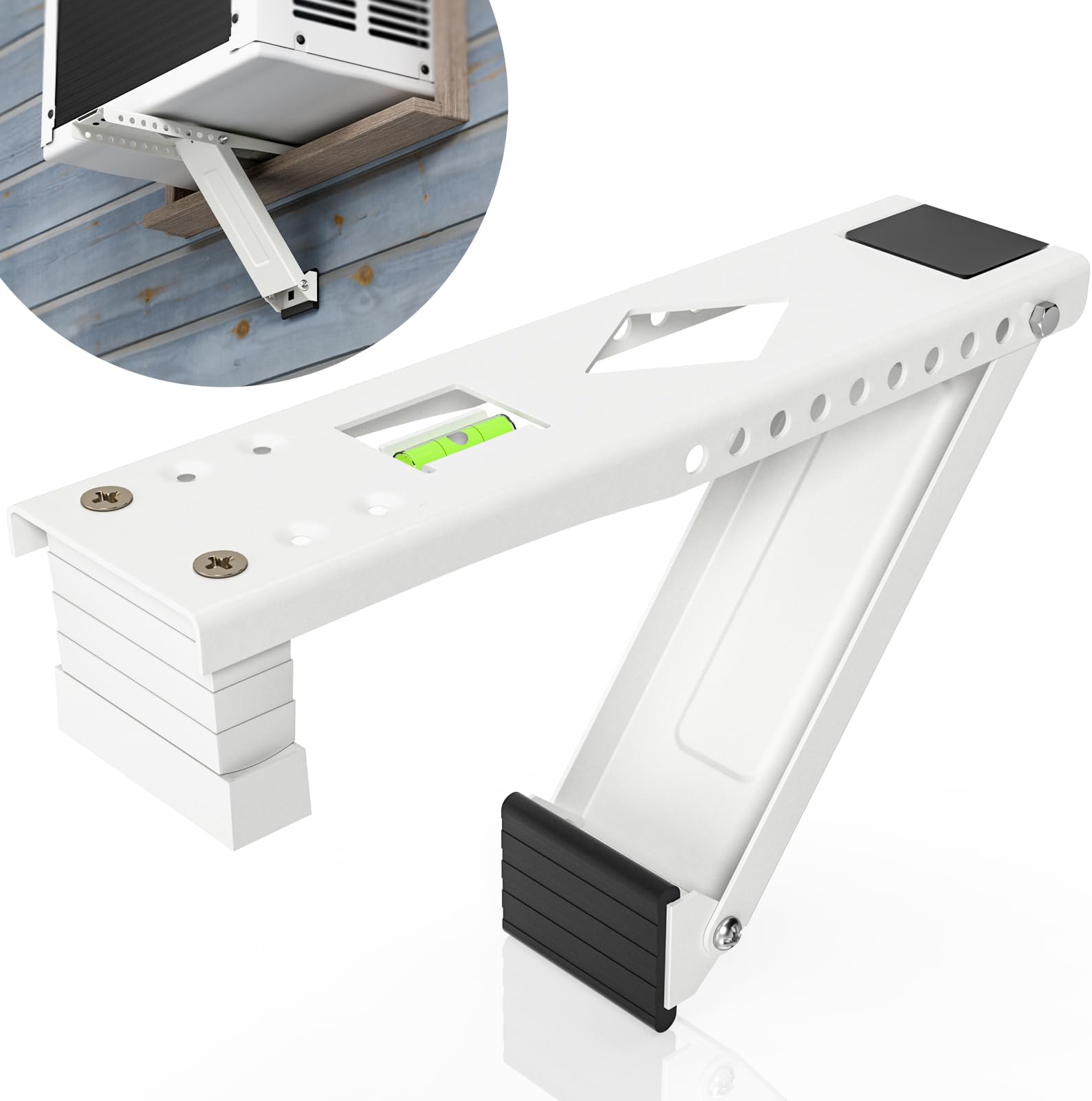 Amazon.com: JEACENT AC Window Air Conditioner Support Bracket Light ...