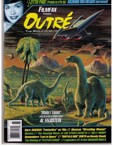 OUTRE #5 MAGAZINE (Winter 1996)(NICE BETTIE PAGE BACK COLOR COVER)(The ...