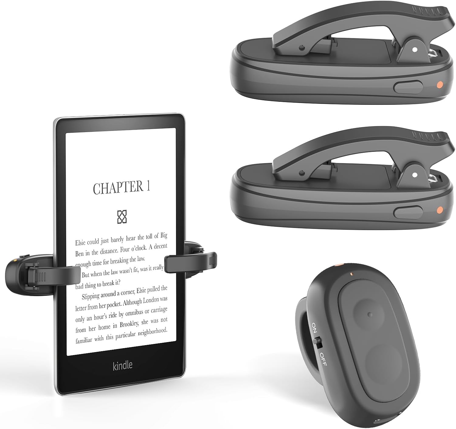Amazon.com: [2 Clips] Finger Ring Page Turner for Kindle, Remote ...