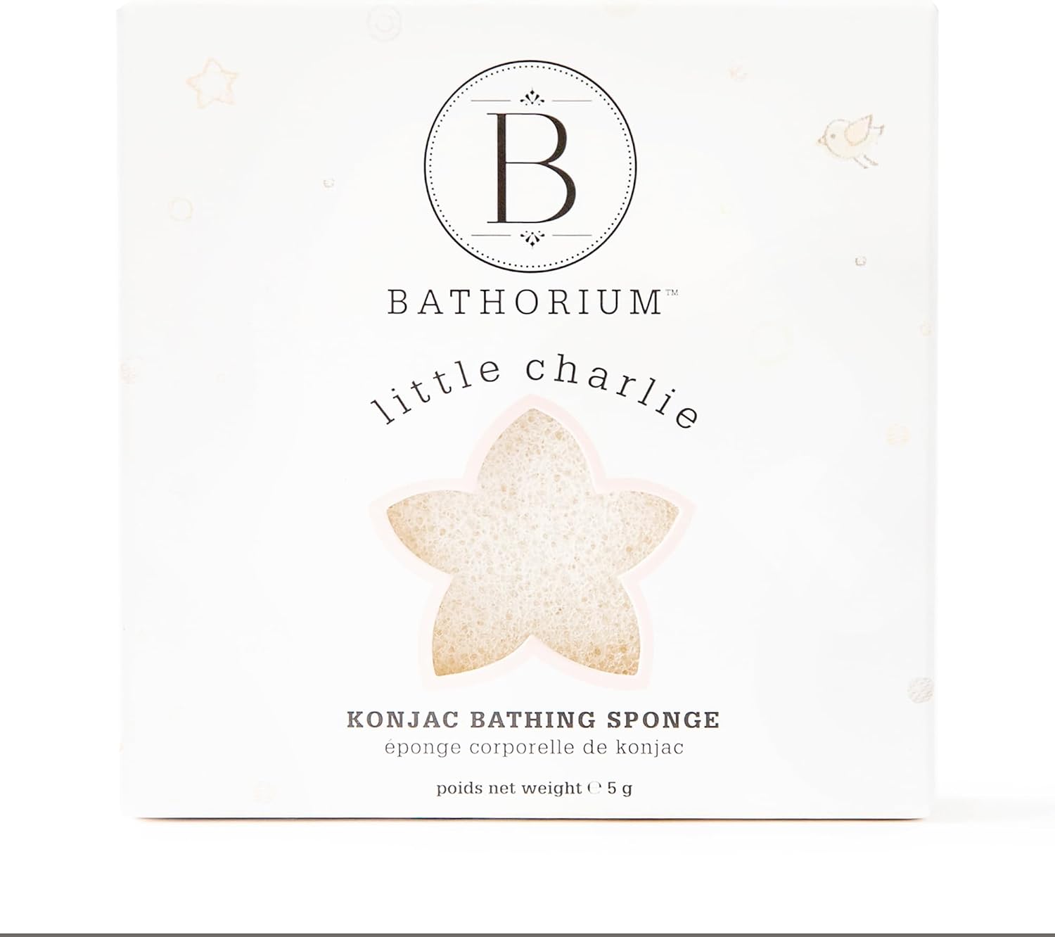 Amazon.com: Bathorium Little Charlie Konjac Body Sponge, Gentle ...