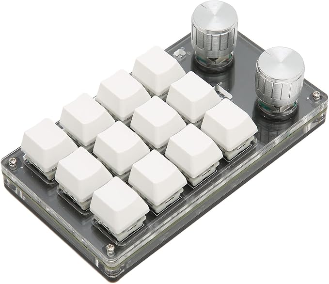 Amazon.com: Macro Mechanical Numeric Keypad, 12 Keys Programmable ...