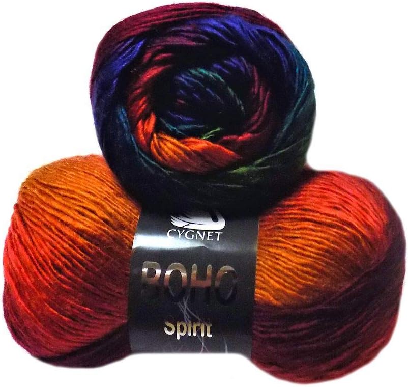 Cygnet Boho Spirit Luna 6873-100g - Acrylic Yarn : Amazon.co.uk: Home ...