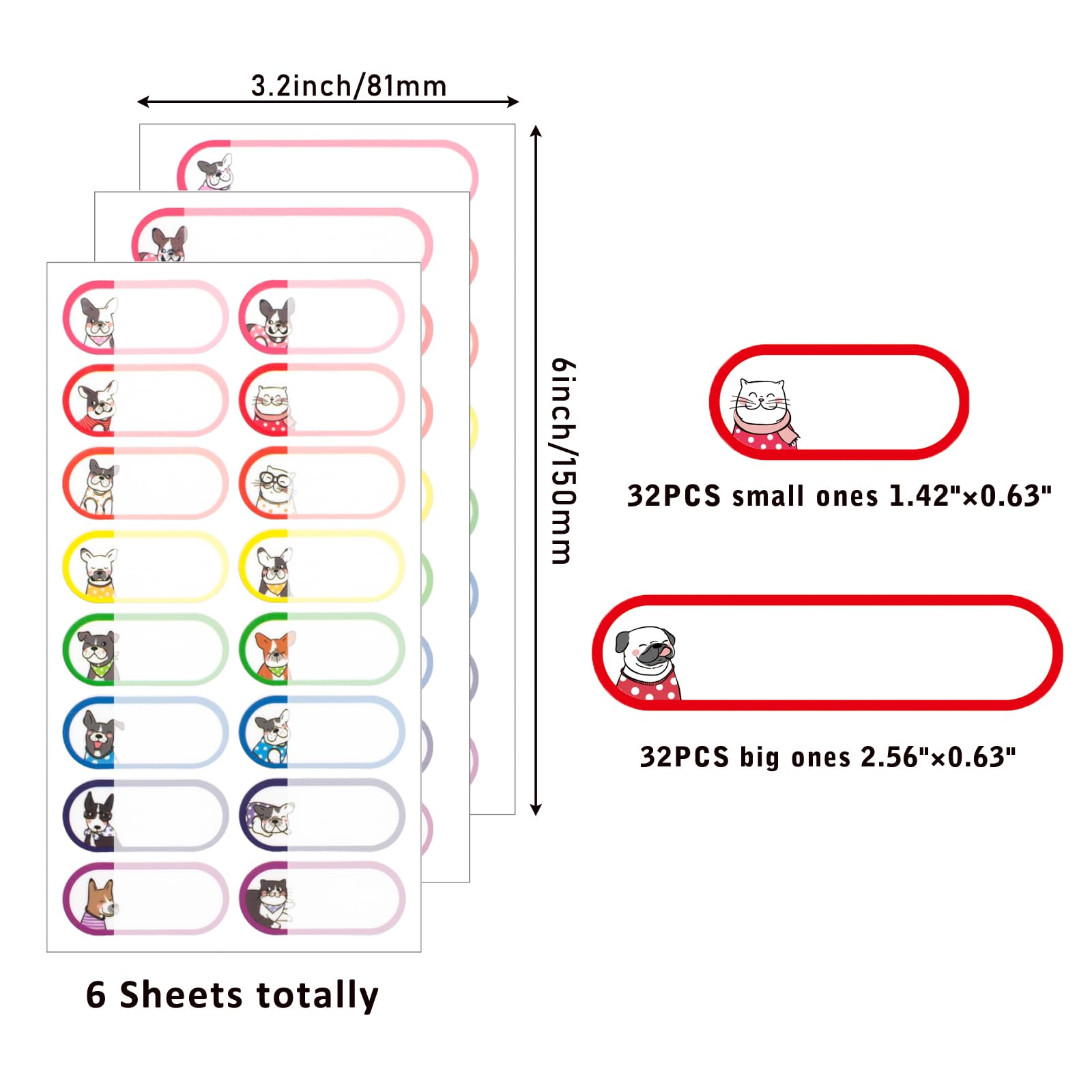 Snapklik.com : Baby Bottle Labels For Daycare, 64PCS Name Labels For ...