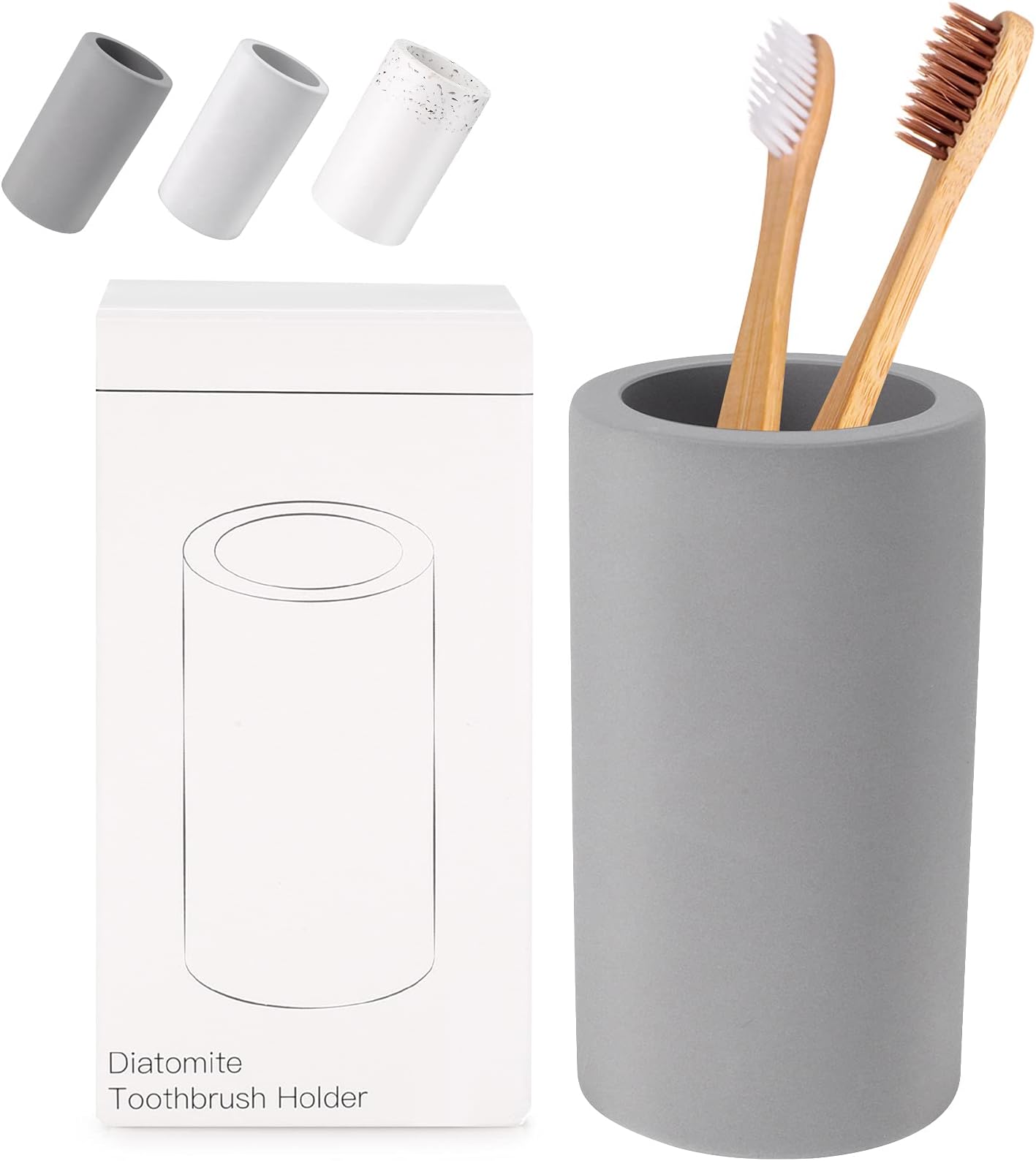 Amazon.com: Creative Home Natural Slate Stone Rectangular Toothbrush ...