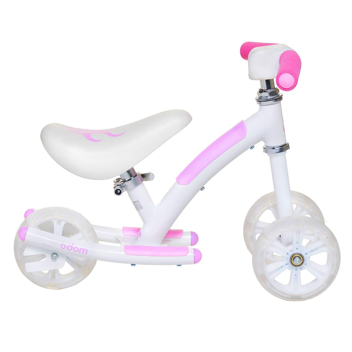 Mobo Cruiser Wobo Rocking Horse Ride On & Baby Balance Bike Pink, seat ...