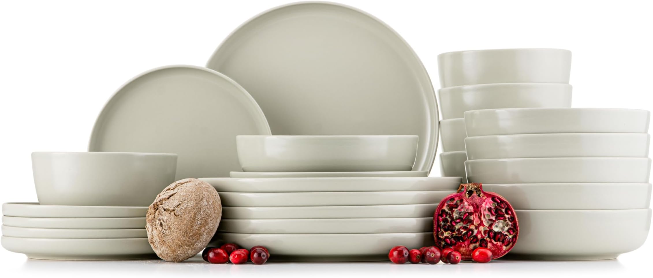 Konsimo Victo Vaisselle pour 6 Personnes - Assiettes Service de Table ...