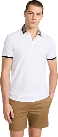 Express Men's Short Sleeve Piped Luxe Pique Polo at Amazon Men’s ...