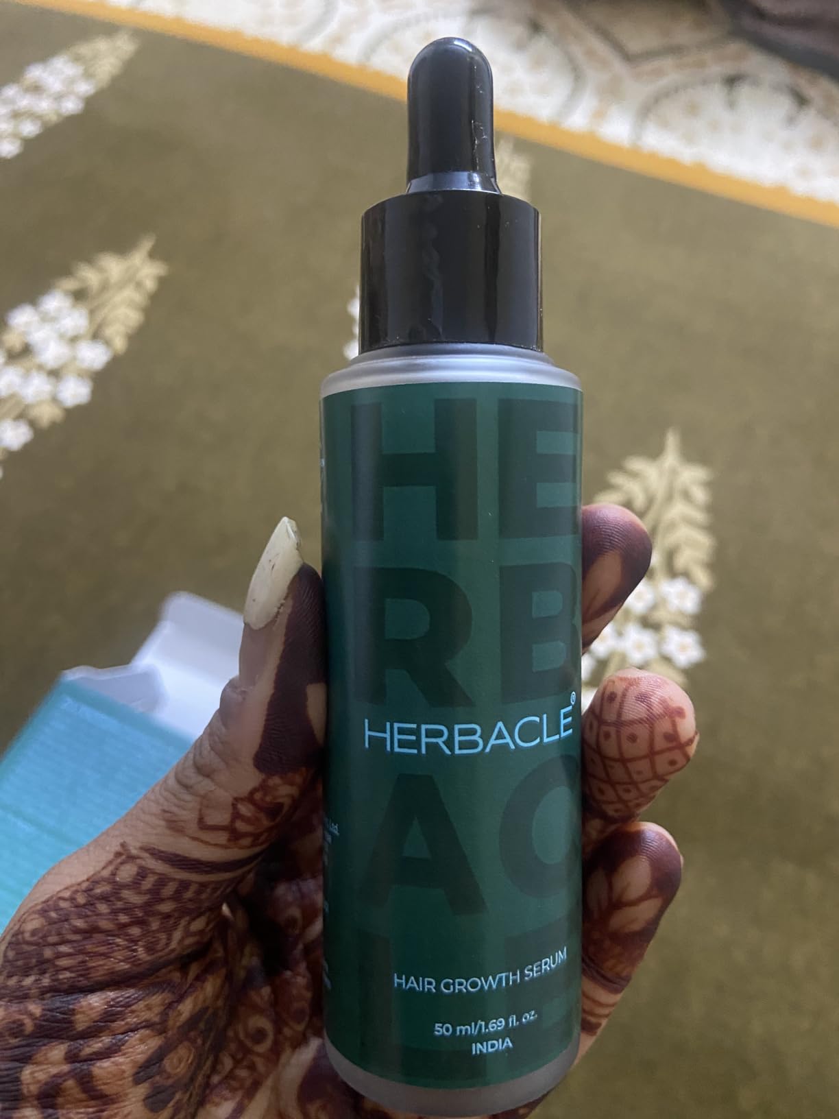 Buy Herbacle hair growth serum with 5% Redensyl, 5% Capixyl, 5% ...