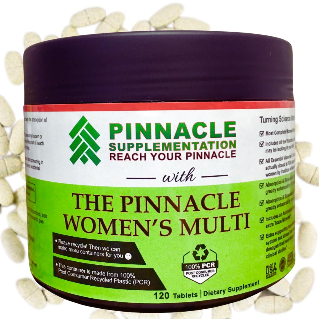Amazon.com: Pinnacle Women's Multivitamin with Iron, Vitamin D3 ...