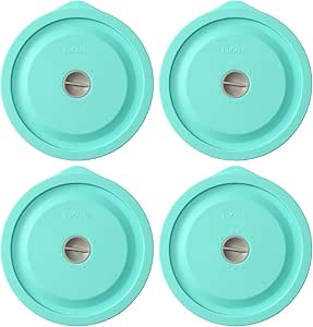 Amazon.com: Replacement Lids for Pyrex 7201-PC 4 Cup, Silicone Round ...