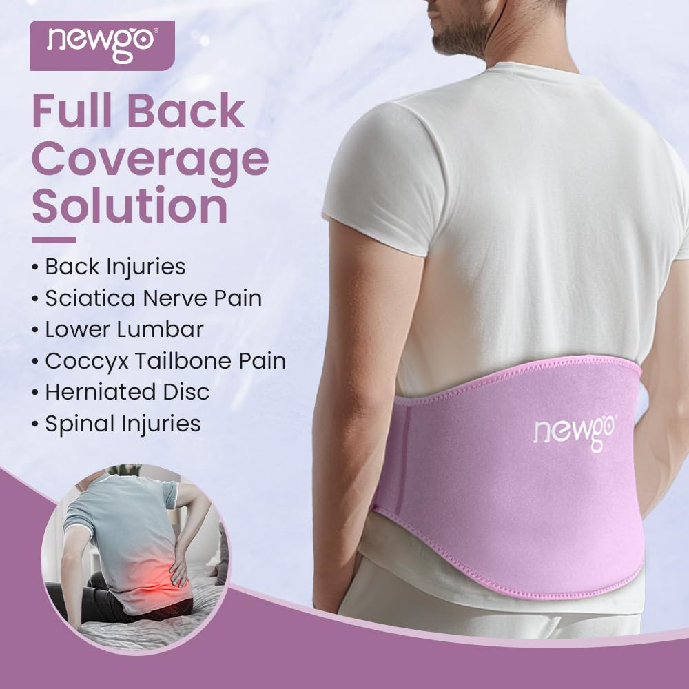 Snapklik.com : Back Gel Ice Pack Wrap, 2 Pack Reusable Cold Pack For ...