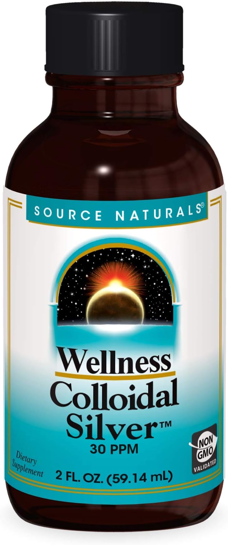 Amazon.com: Source Naturals Wellness Colloidal Silver 30 ppm, Supports ...