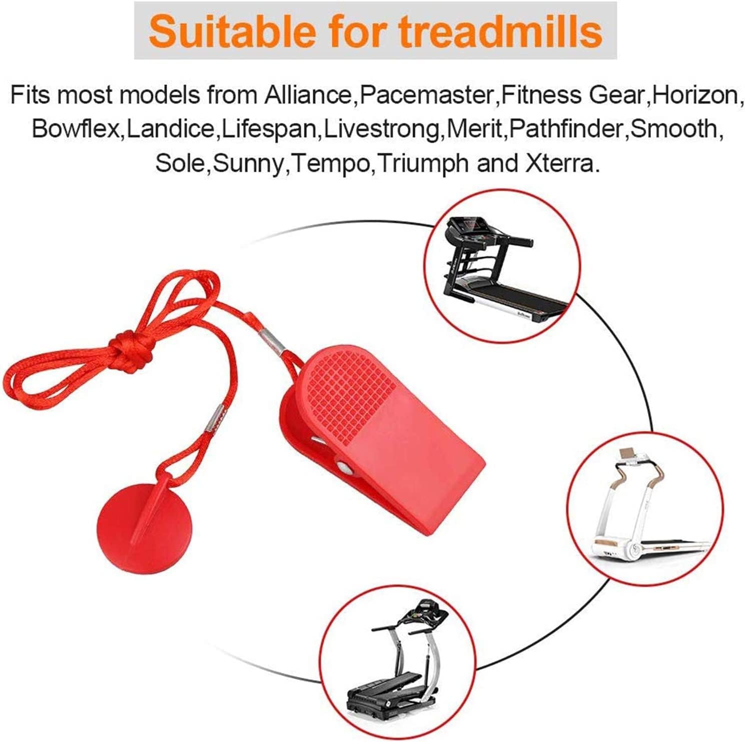 Safety Key Treadmill,Treadmill Emergency Stop Universal Magnet Safety ...
