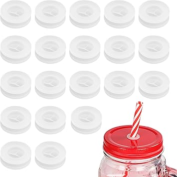 Amazon.com: Straw Fixing Holes 20pcs Bamboo and Wood Cover Silicone ...