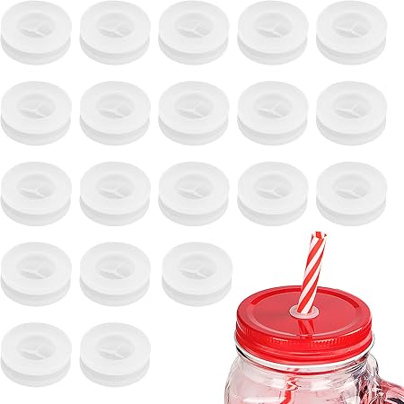 Amazon.com: Straw Fixing Holes 20pcs Bamboo and Wood Cover Silicone ...