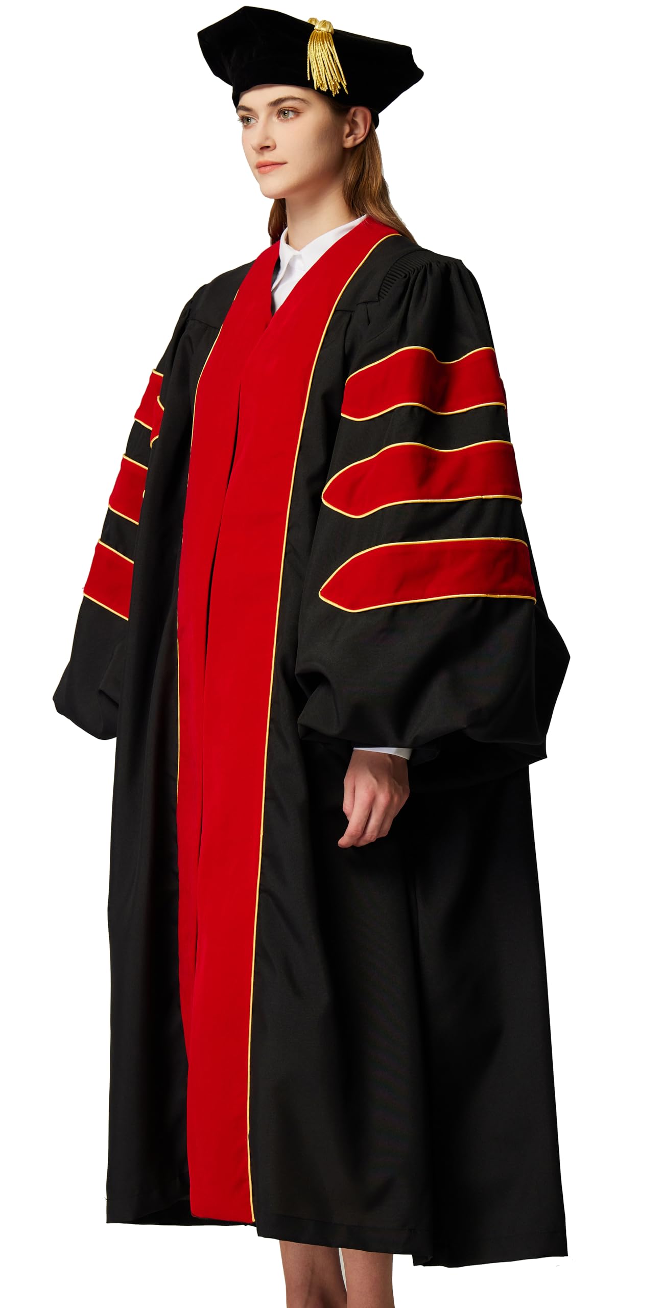 Snapklik.com : MyGradDay Unisex Deluxe Doctoral Graduation Gown And 8 ...