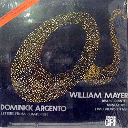 DOMINICK ARGENTO LETTERS FROM COMPOSERS vinyl record - Amazon.com Music