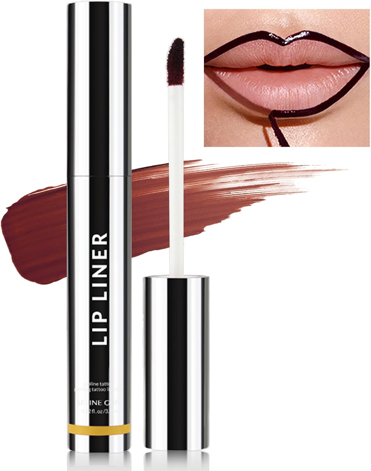 Erinde Peel off Lip Liner Stain, Long Lasting Lip Stain Peel off, Women ...