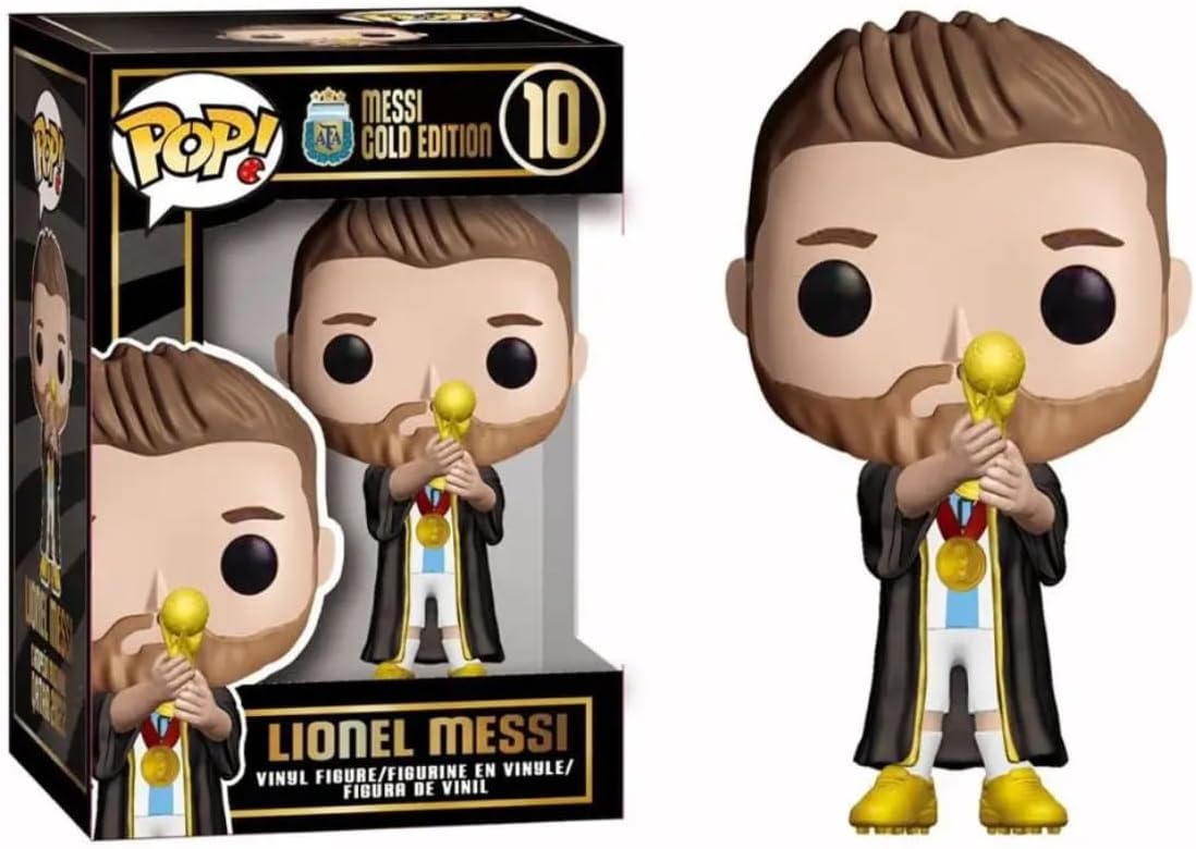 Amazon.com: POP! FOOTBALL "Lionel Messi Action Figure World Cup Edition ...