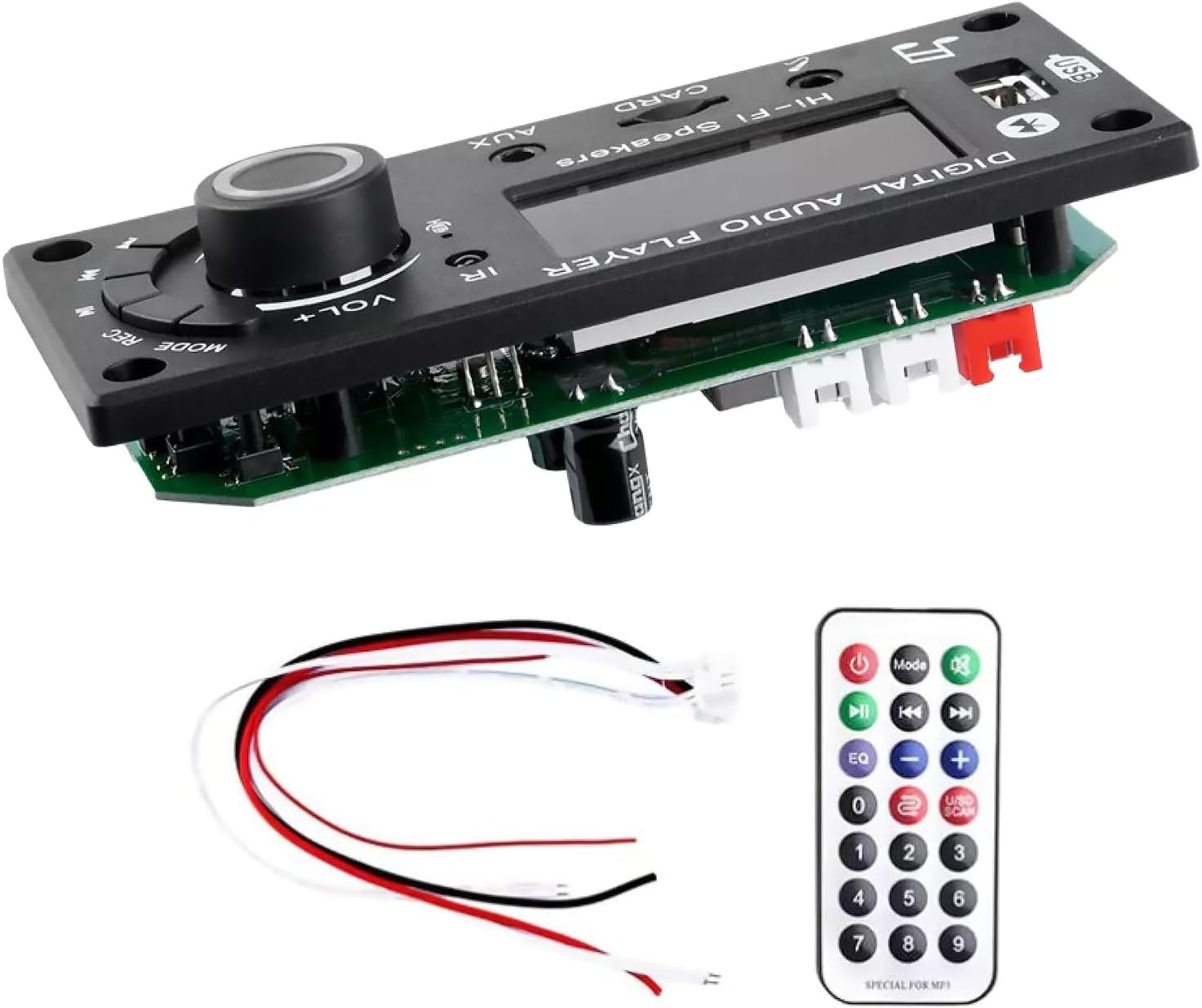 Amazon.com: 50W+50W Bluetooth HiFi USB Amplifier Audio Board Power ...