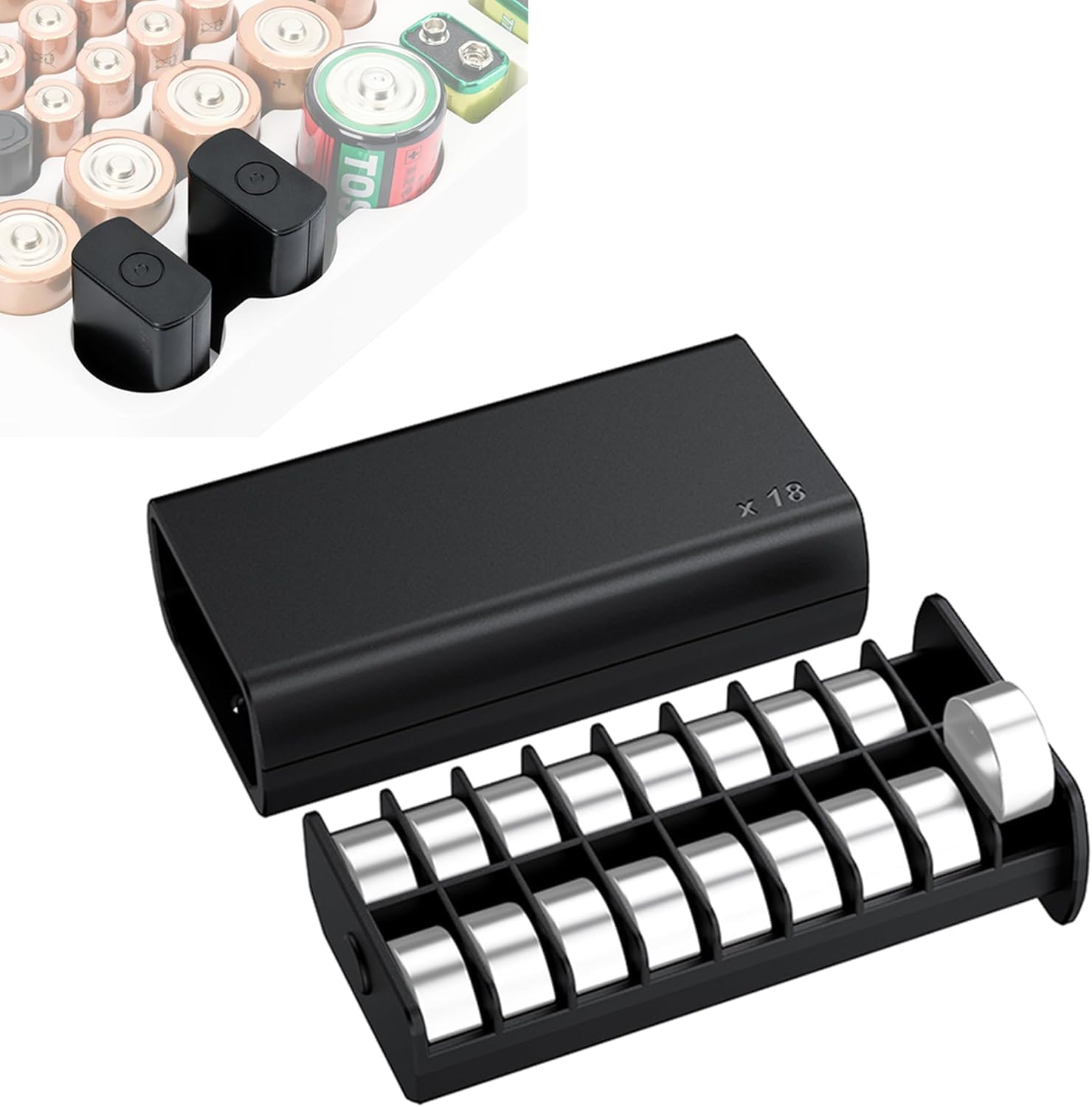 Amazon.com: (2 Pack) LR44 Battery Holder,Coin Cell Battery Case for 36x ...