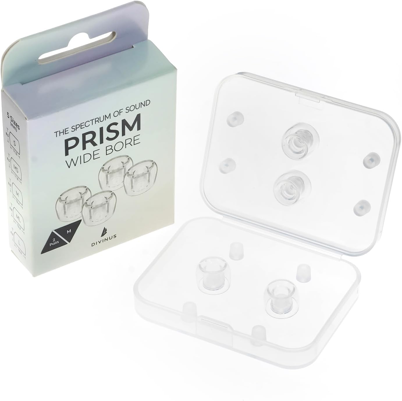 Amazon.com: HiFiGo Divinus Prism Wide Bore LSP Eartips for 4-6mm Nozzle ...