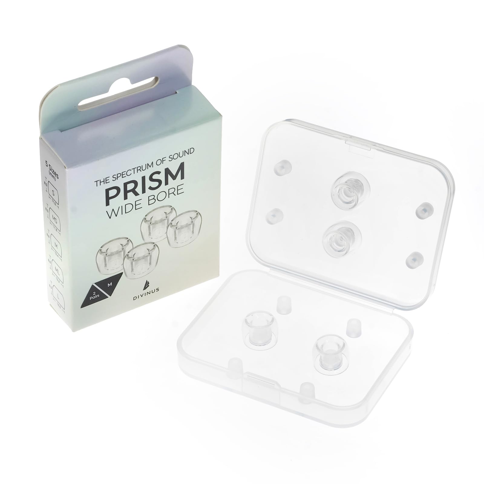 Snapklik.com : HiFiGo Divinus Prism Wide Bore LSP Eartips For 4-6mm ...