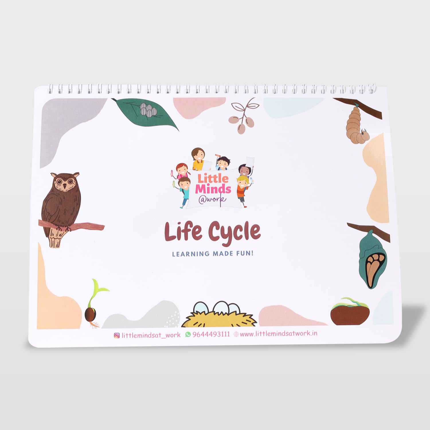 Activity Binders for Kids - 2 to 8 Years - Life Cycle | Toddler ...
