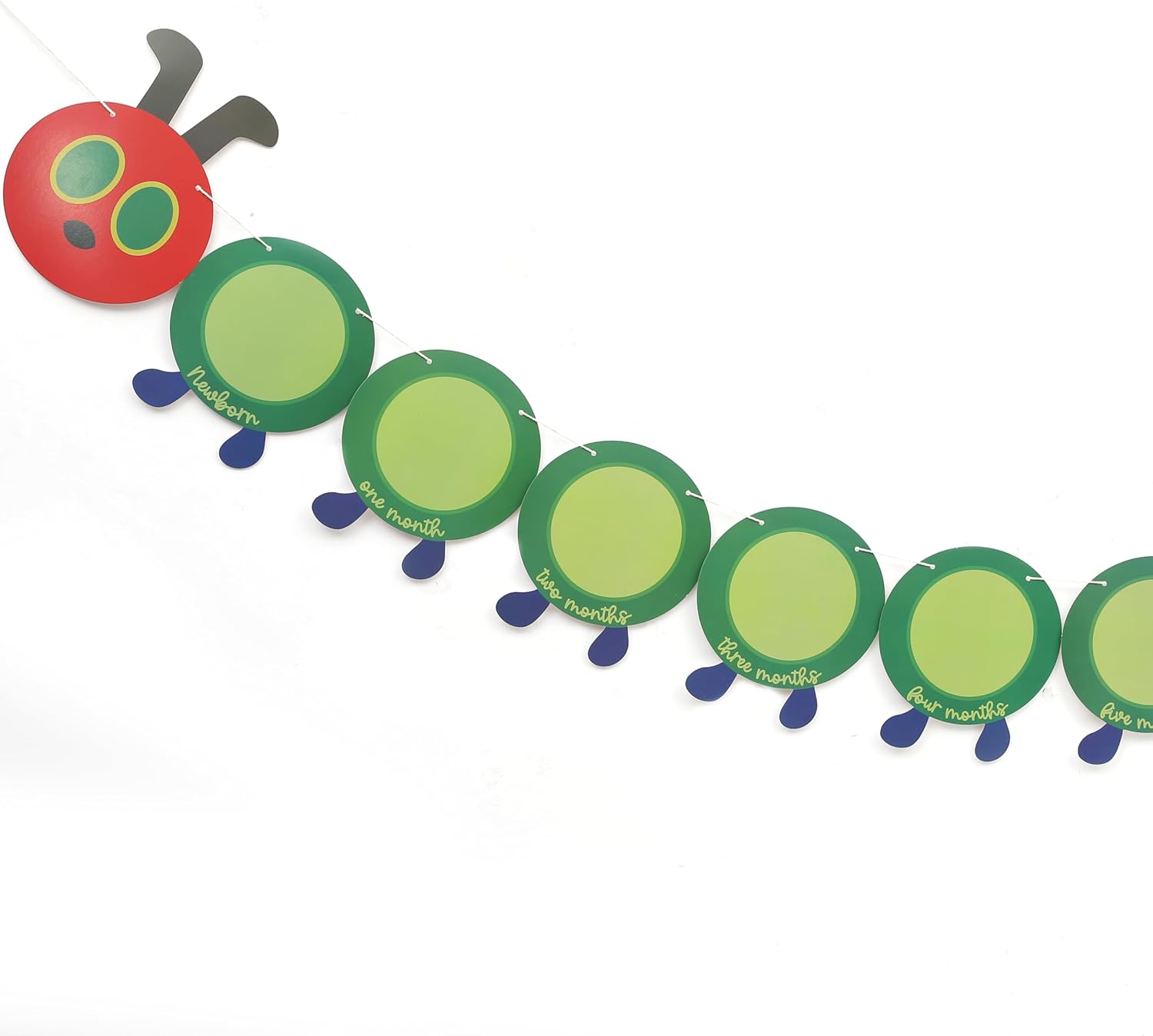Amazon.com: Hungry Caterpillar Monthly Milestone Photo Banner - Newborn ...