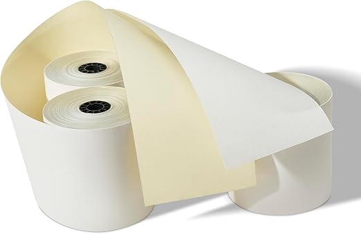 Amazon.com : 3" x 95' 2-Ply Carbonless Paper, 50 Rolls, Compatible with ...