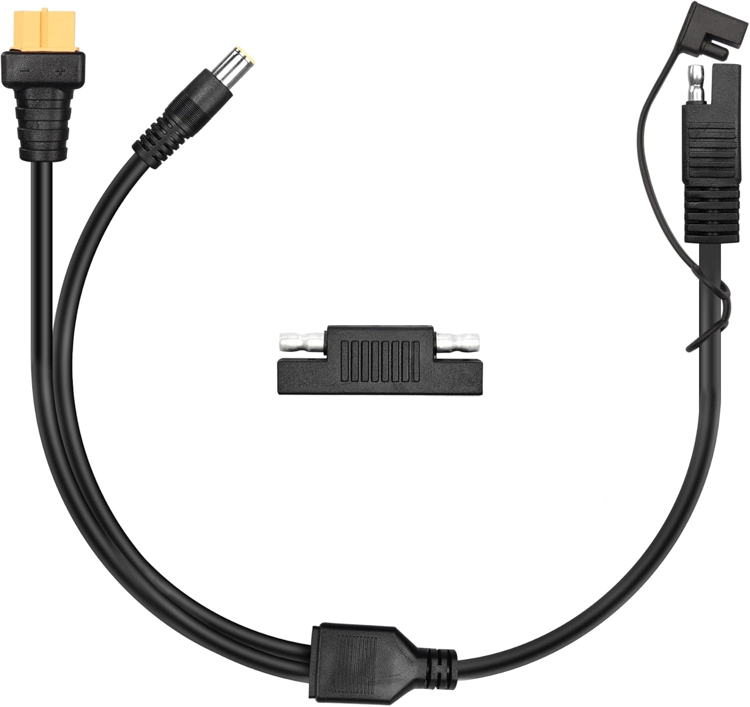 Amazon.com: RIIEYOCA 14AWG SAE to DC8mm(DC7909)/XT60 Extension Power ...