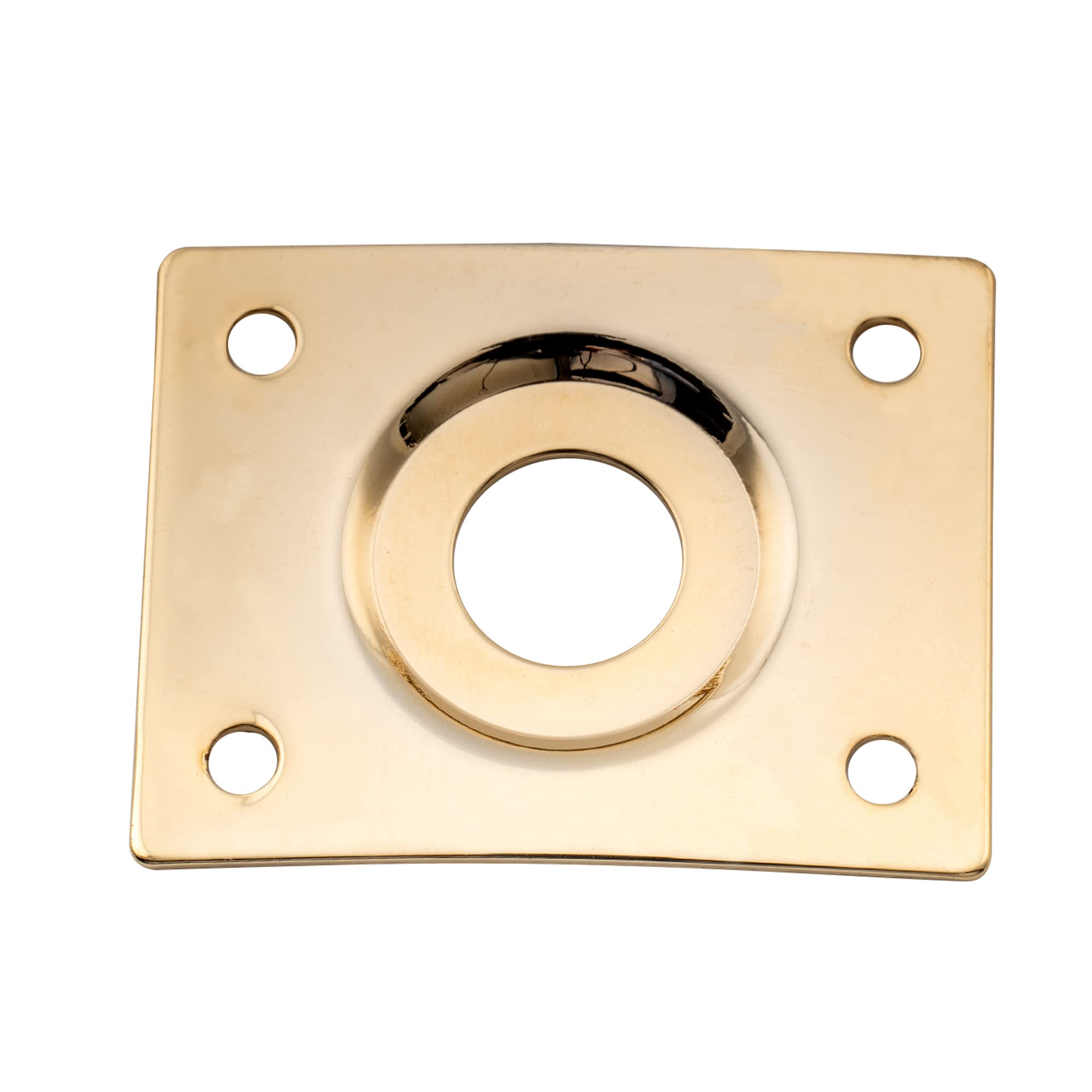 Amazon.com: Musiclily Pro Steel Curved Recessed Guitar Jack Plate ...