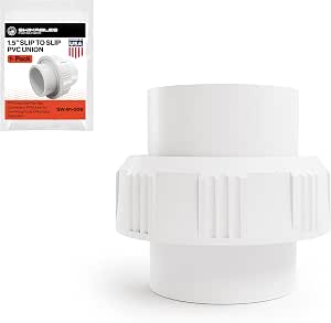 Amazon.com: Swimables 1.5 Inch PVC Union Slip to Slip | Contains HD ...