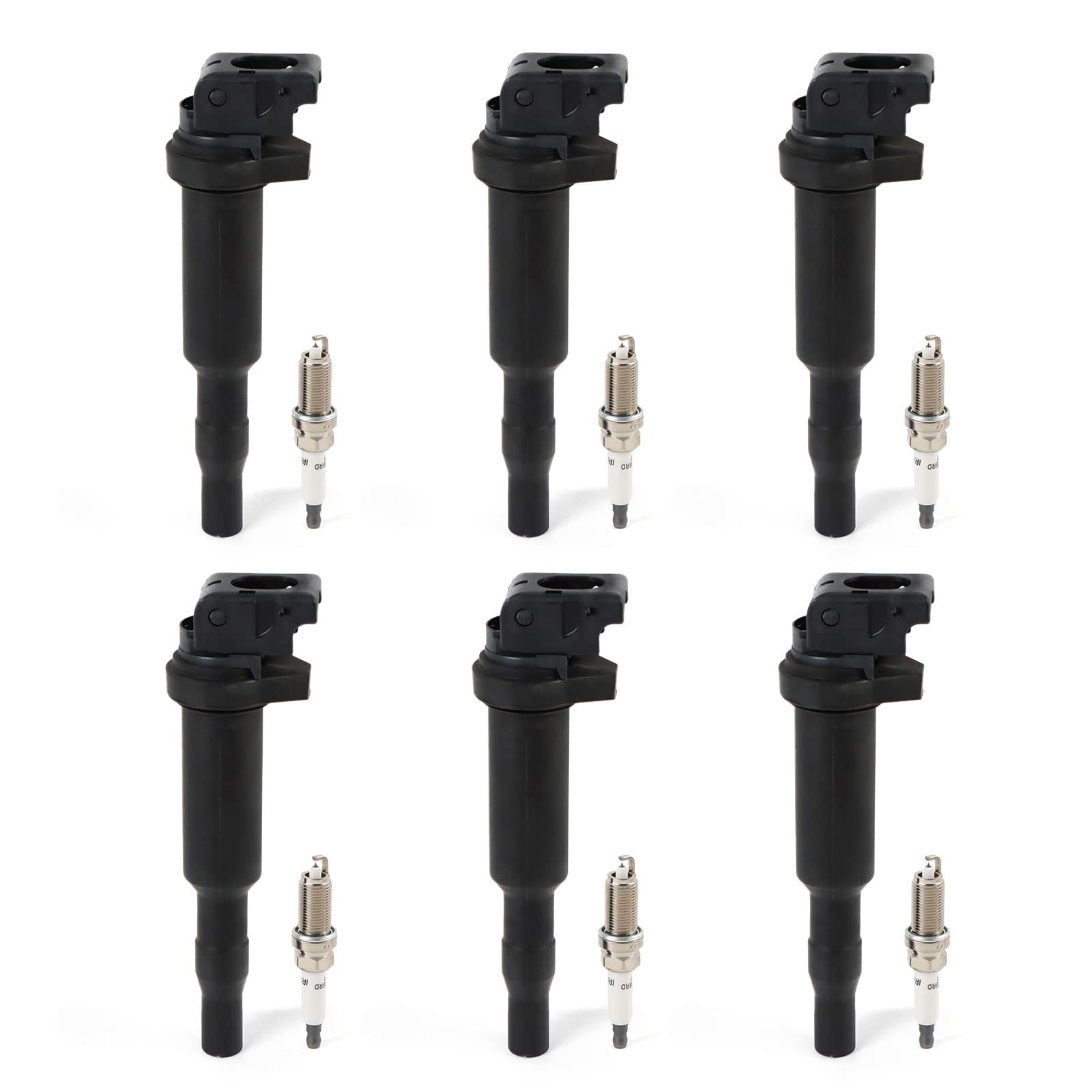 DEEGOOLY 6PCS UF592 Ignition Coils& ILZFR6D11 Iridium Spark Plugs ...