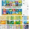 Amazon.com: Animal Habitat Sticker Book, 780+ Stickers & 15 Animal ...