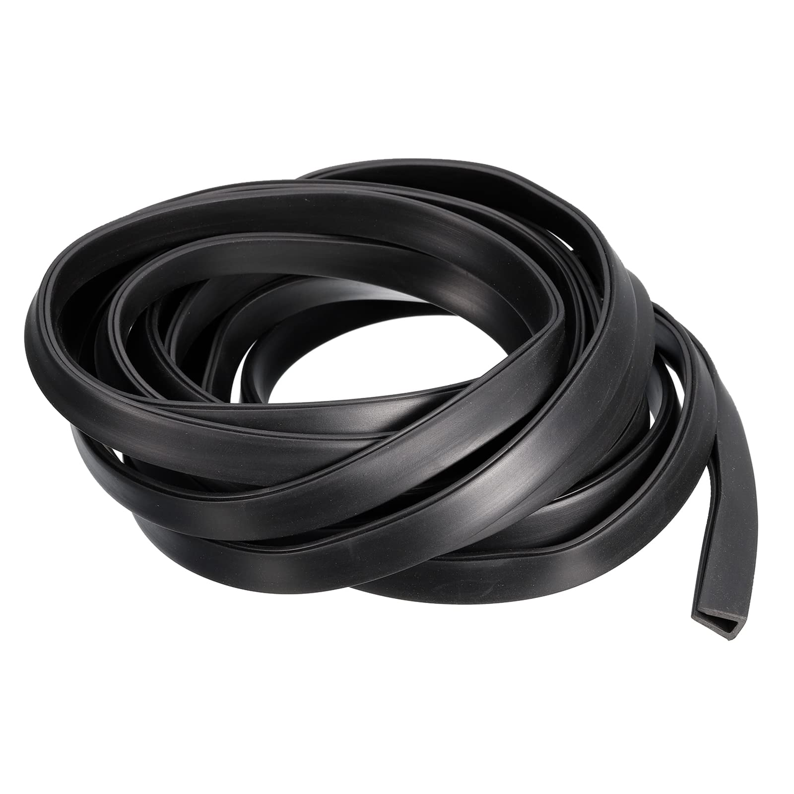 uxcell U Channel Edge Trim, 11.5ft Length Rubber Guard Seal Strip Edge ...