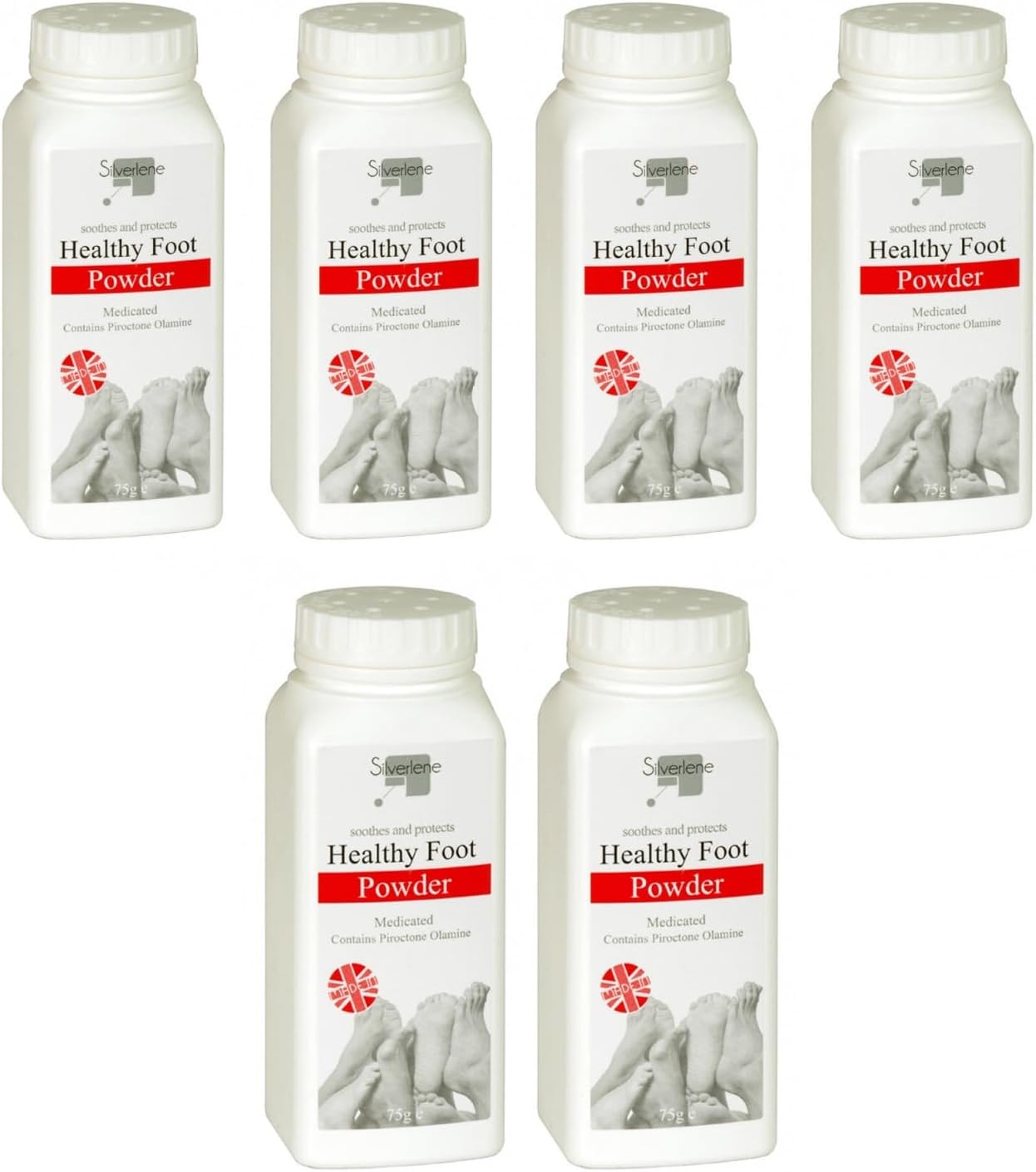 PNJB Athletes Healthy Foot Powder Medicated Treats And Prevents Anti ...