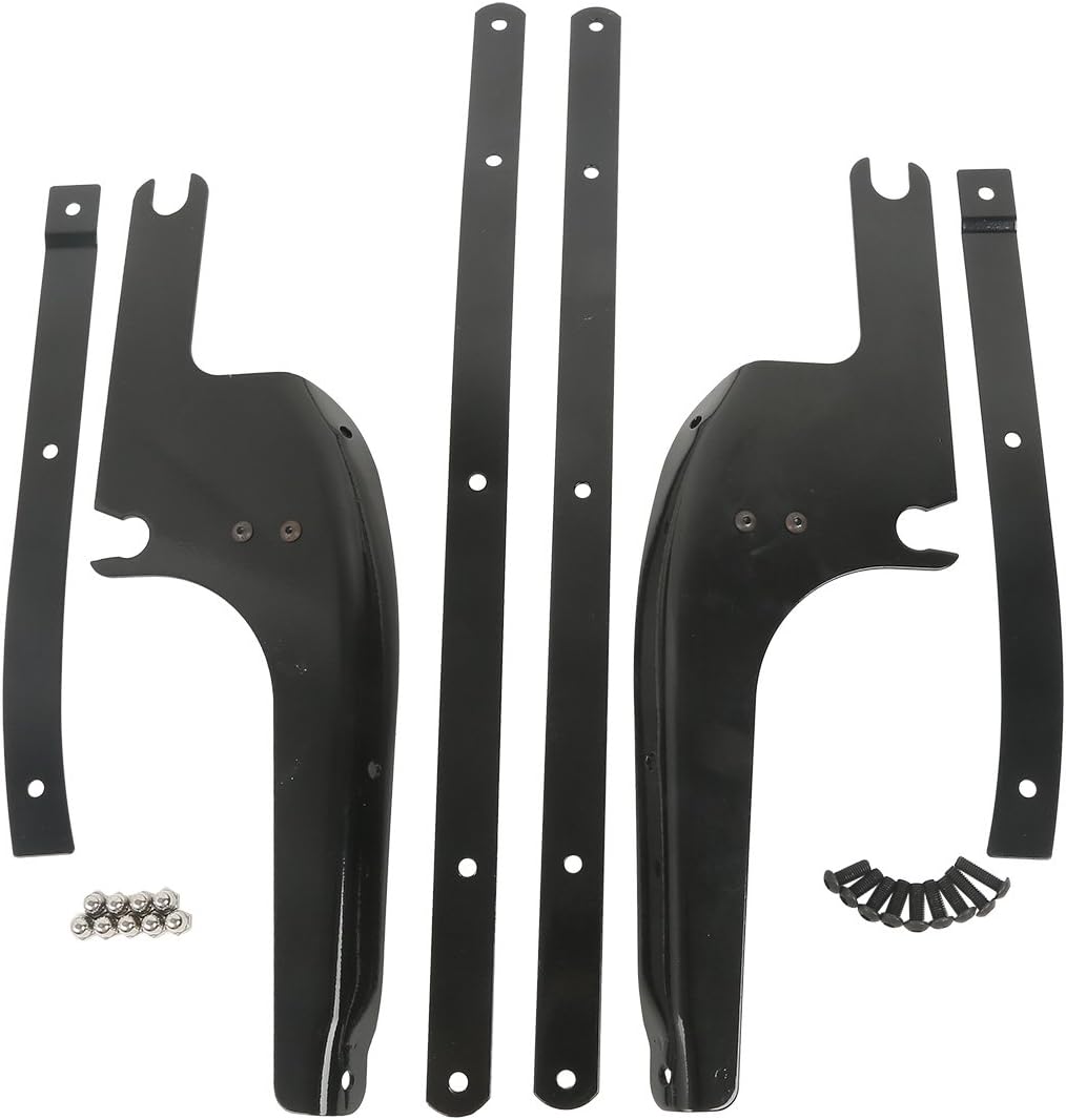 Amazon.com: ZXMT Hard Saddlebag Conversion Brackets Kit for 2008-2017 ...