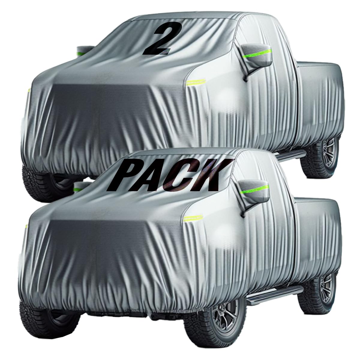 6 Layer Pickup Truck Cover -2 Pack | Universal Fit | Scratch Resistant ...
