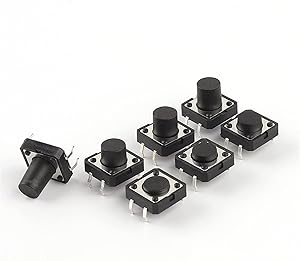 Amazon.com: EWNICE 10PCS 12x12 Panel PCB Momentary Tactile Tact Mini ...