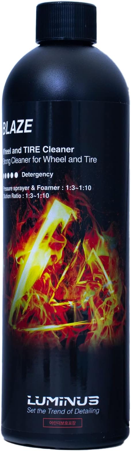 Amazon.co.jp: 【ルミナス】LUMINUS ブレイズ BLAZE ホイールクリーナー タイヤクリーナー アルカリ洗剤 洗車 濃縮タイプ : 車＆バイク