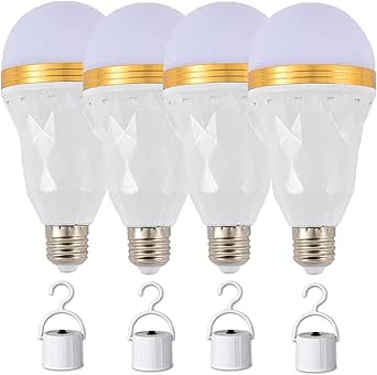 15W Emergency LED Light Bulb with Hook Daylight White 6500K ...