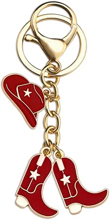 Western Keychain Cowboy Key Chain For Women Cowgirl Accessories Western ...