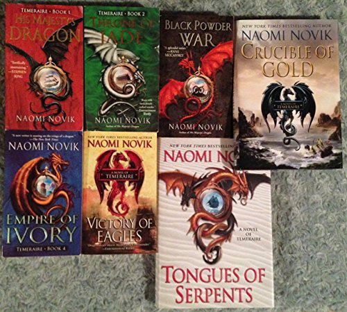 The Temeraire Series (seven novel set): "His Majesty’s Dragon", "Throne ...