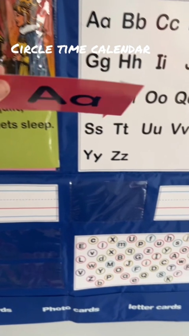 Learning Posters For Toddlers 1-3 Alphabet Learning Pocket Chart ...