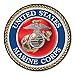 Amazon.com: USMC Seal Car Door Magnet by Magnet America is 11.5" x 11.5 ...