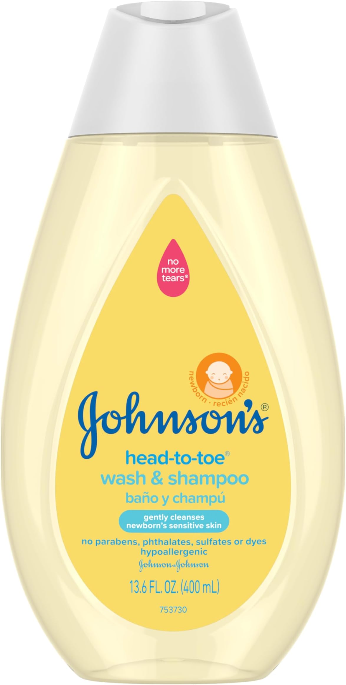 Amazon.com: Johnson's Baby Shampoo with Tear-Free Formula, Shampoo for ...