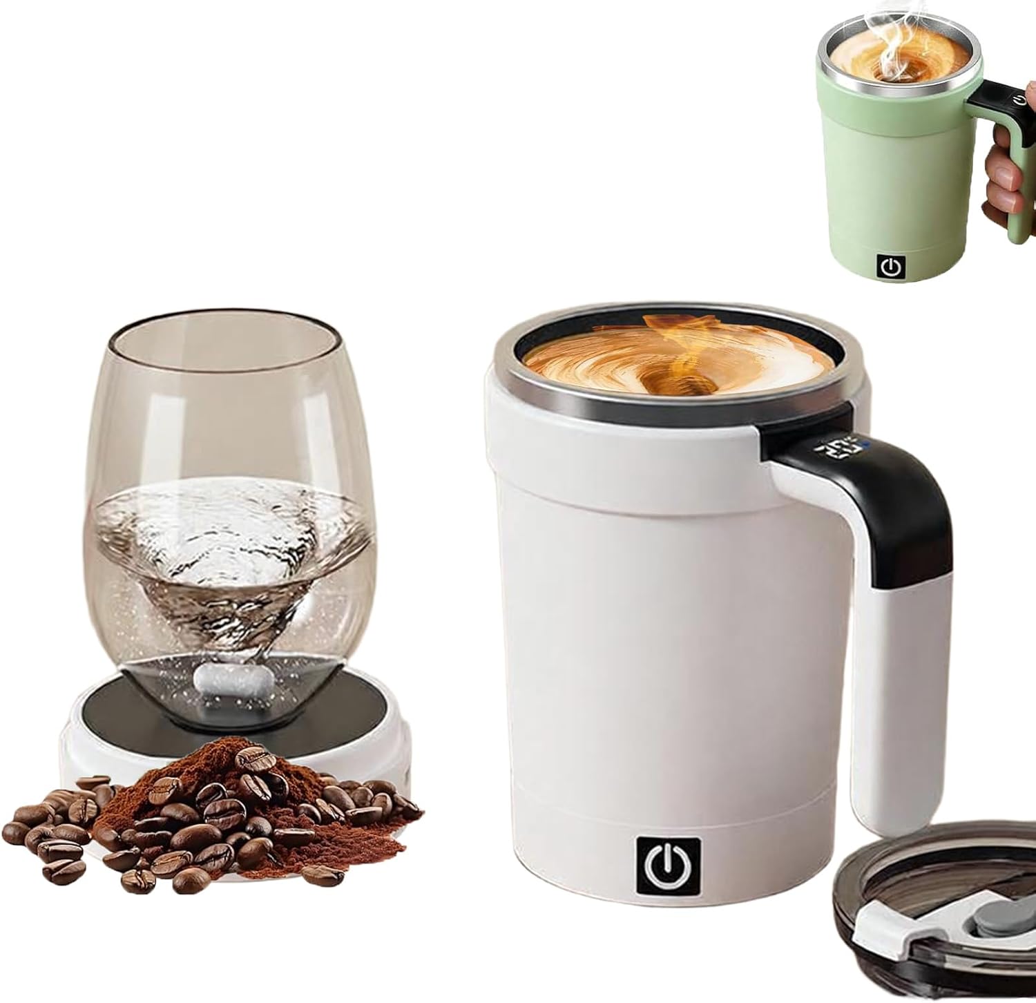 Amazon.com | 2026 Upgraded Magnetic Coffee Stirrer Automatic Stirring ...