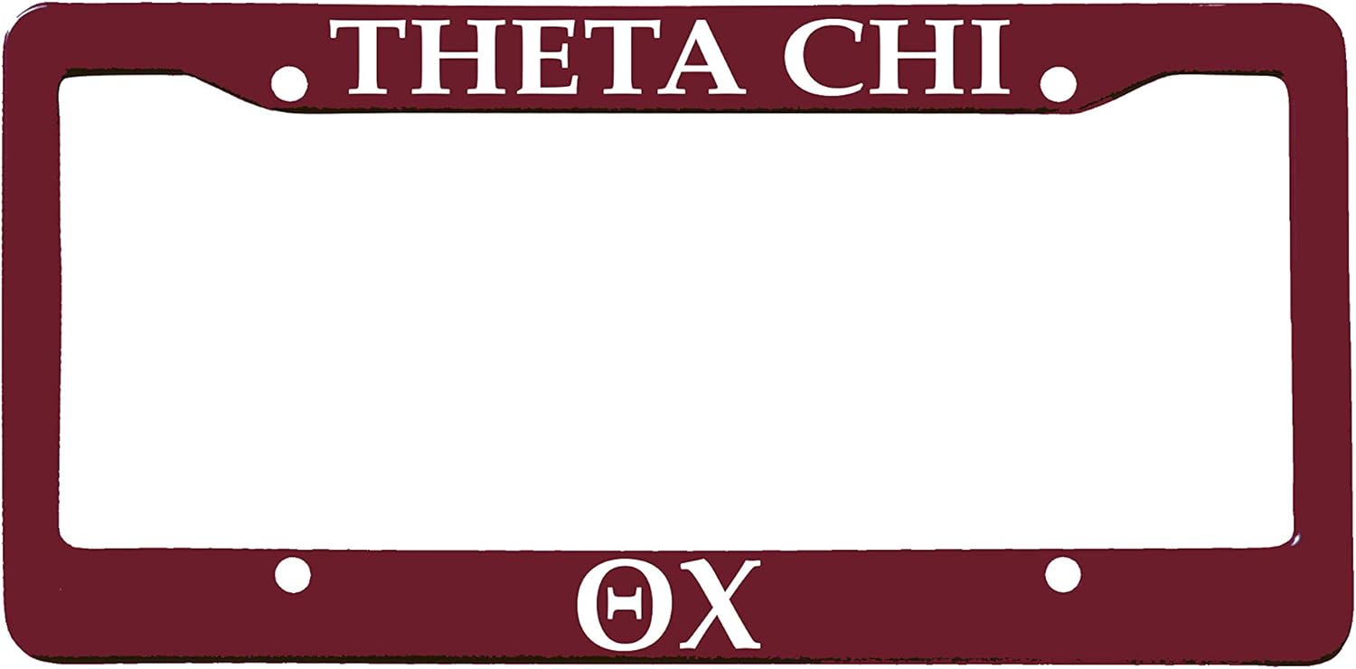 Amazon.com: Mallory Holle Officially Licensed Theta Chi License Plate ...