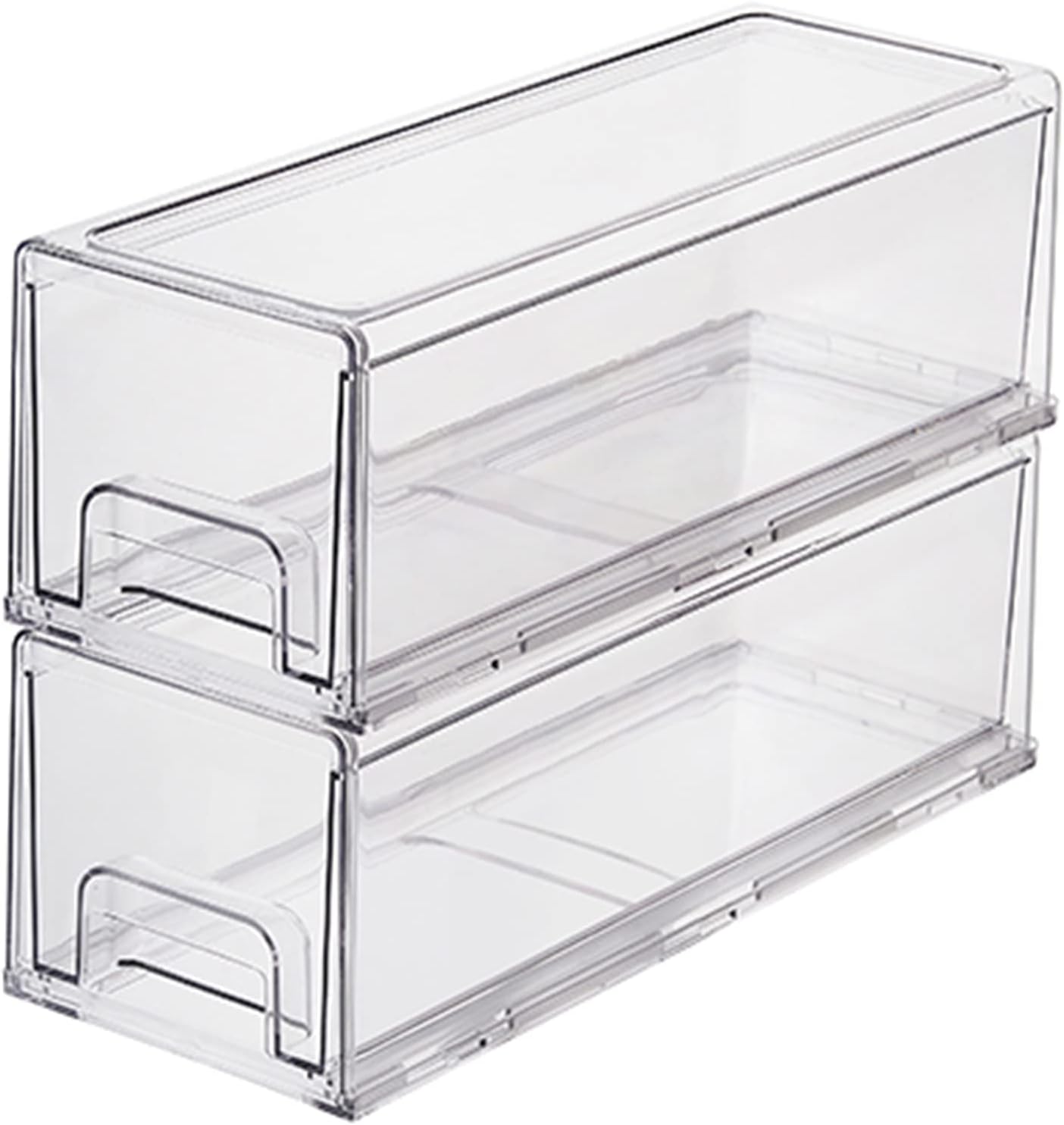 Amazon.com: Yatmung Clear Drawers Pull Out Refrigerator Organizer Bins ...